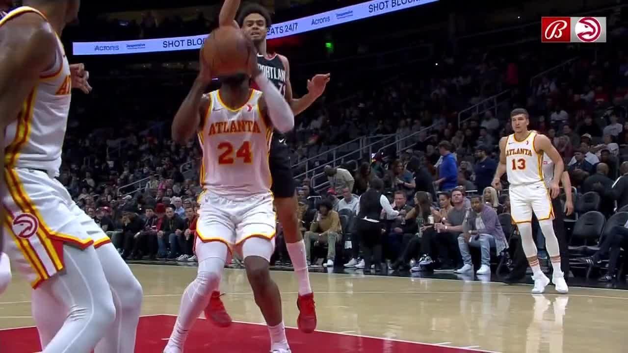 Trent Forrest sets up Bruno Fernando for a slam - ESPN Video