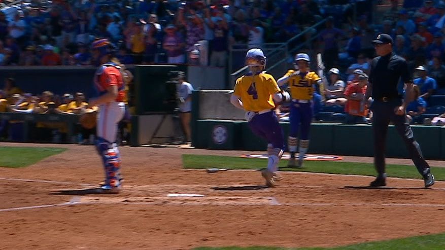 LSU takes the early lead with an RBI double - ESPN Video