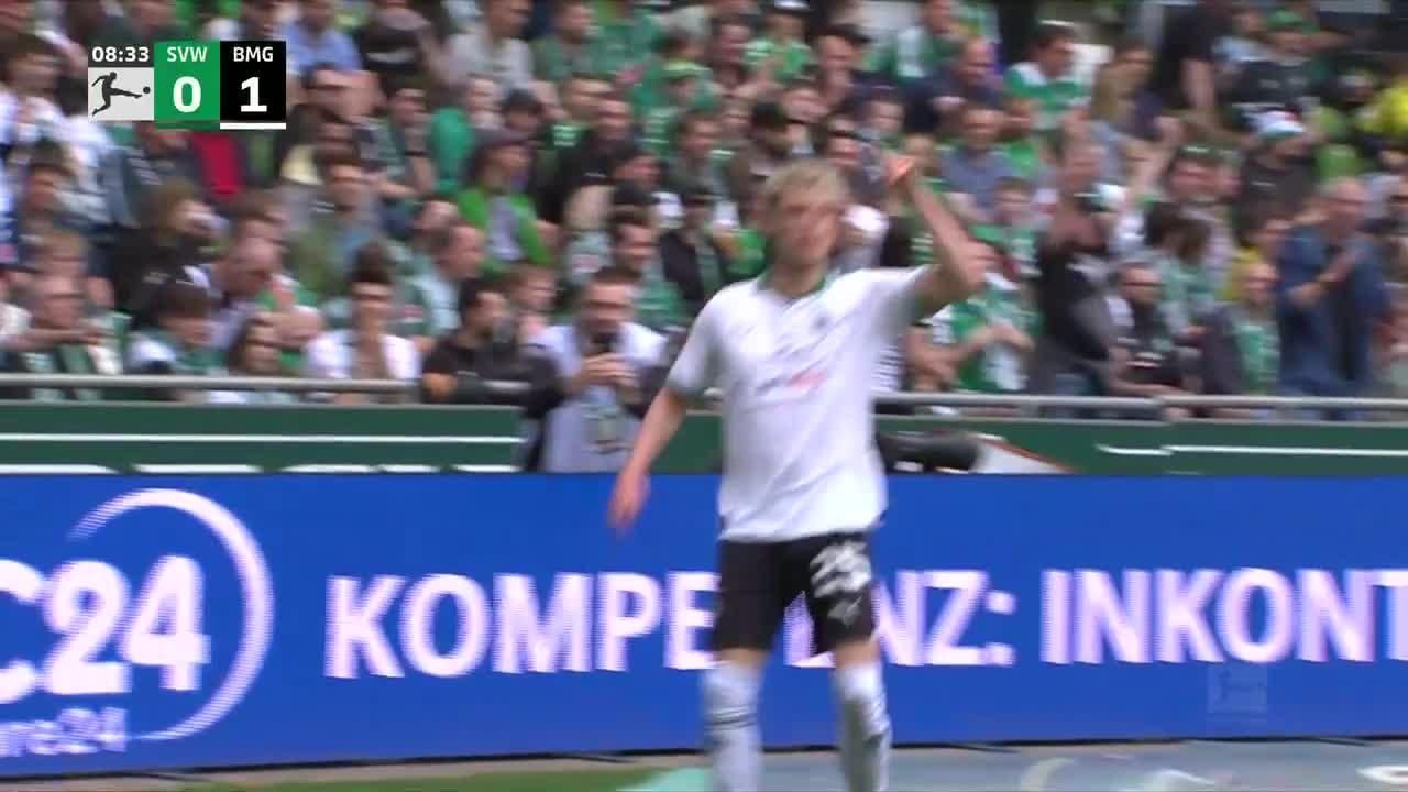 Robin Hack scores goal for Borussia Monchengladbach - ESPN Video