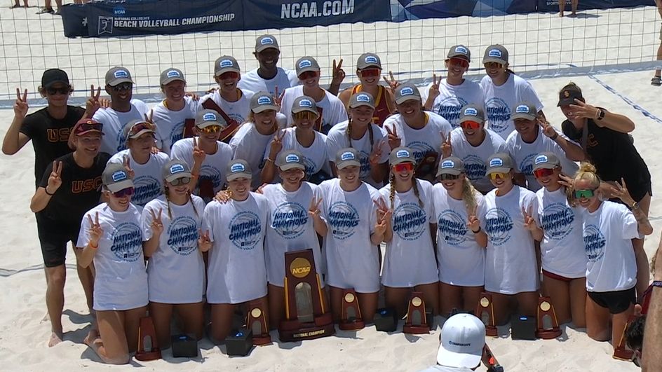 USC wins 4th straight NCAA beach volleyball championship - ESPN Video