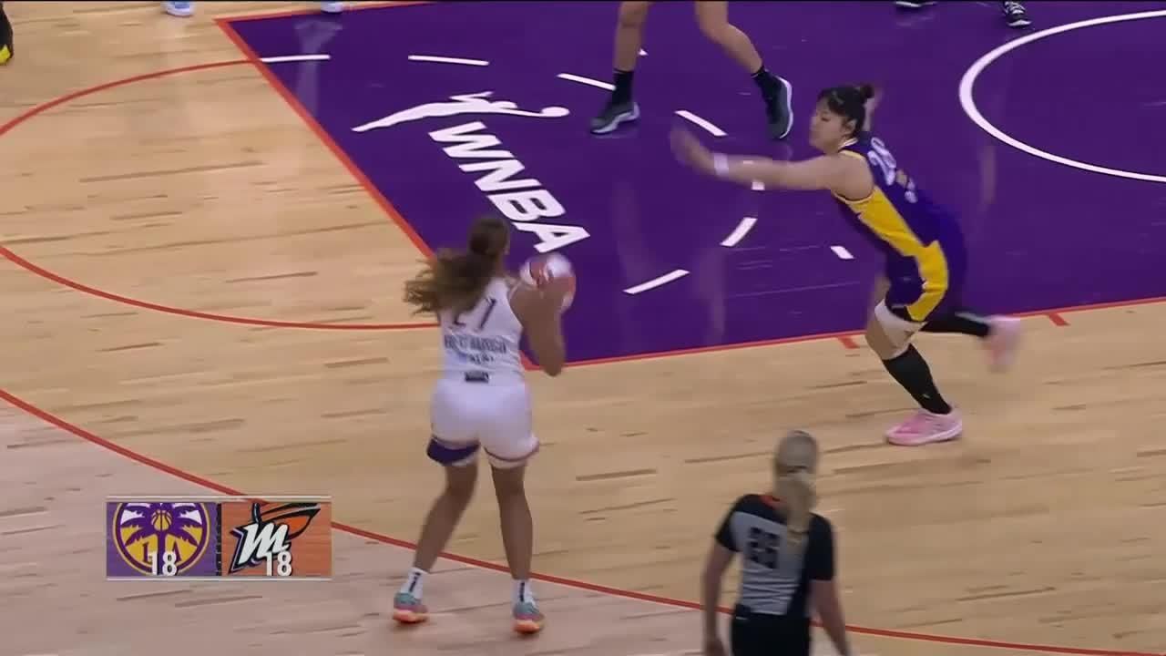 Mikiah Herbert Harrigan nails it from behind the arc - ESPN Video