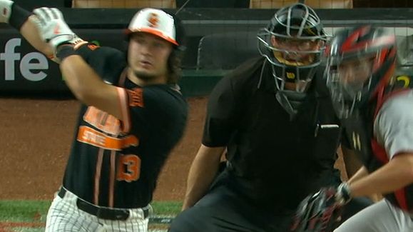 Kollin Ritchie gets OSU on the board with an RBI double - ESPN Video