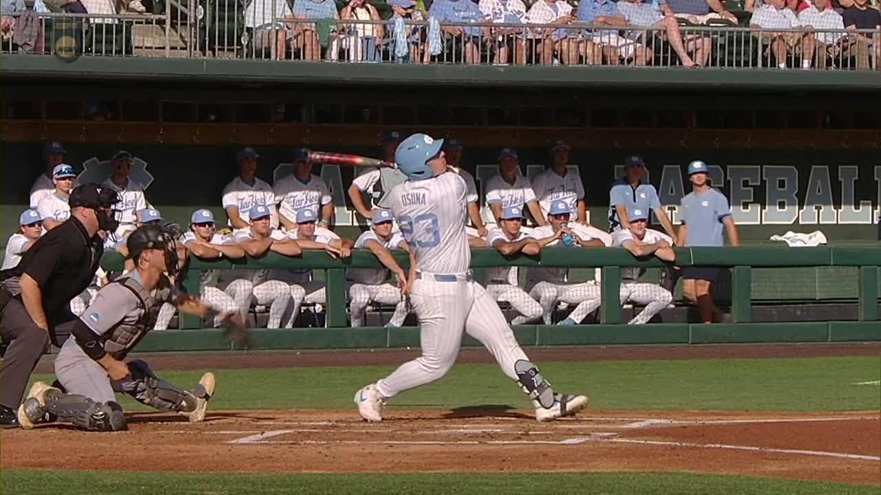 Alberto Osuna gets Tar Heels on the board - ESPN Video