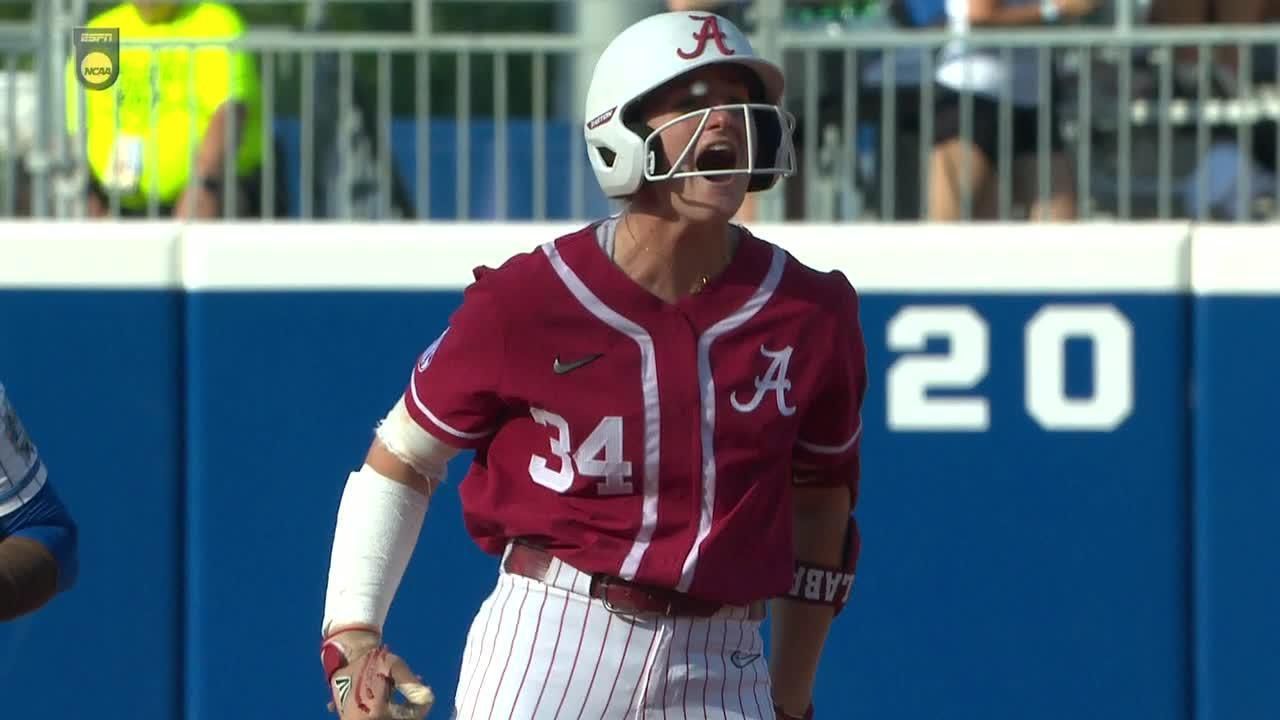Marlie Giles helps Alabama strike first - ESPN Video