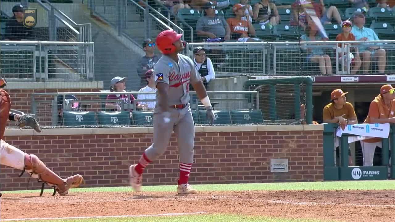 Louisiana's Jose Torres has sweet bat flip on long HR vs. Texas - ESPN ...