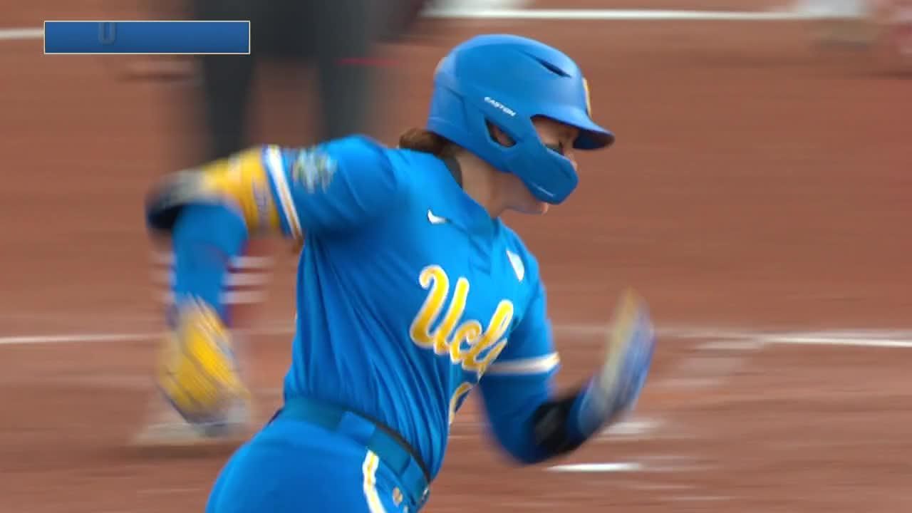 UCLA's Megan Grant opens scoring with solo homer - ESPN Video