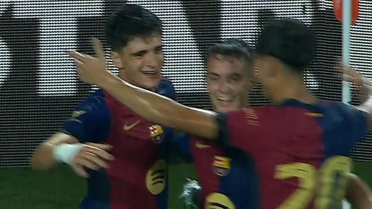 Pau Victor opens up the scoring for Barcelona - ESPN Video