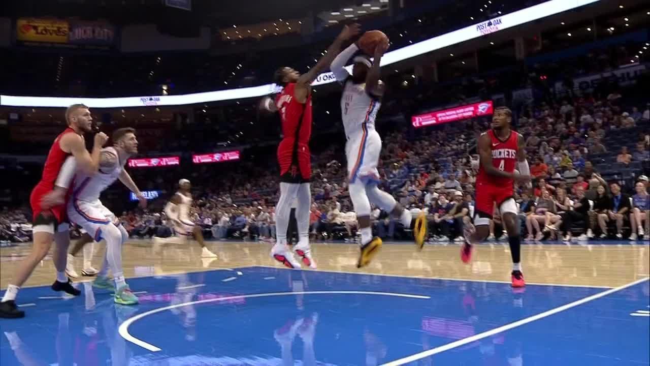 Luguentz Dort impresses with nice basket - ESPN Video