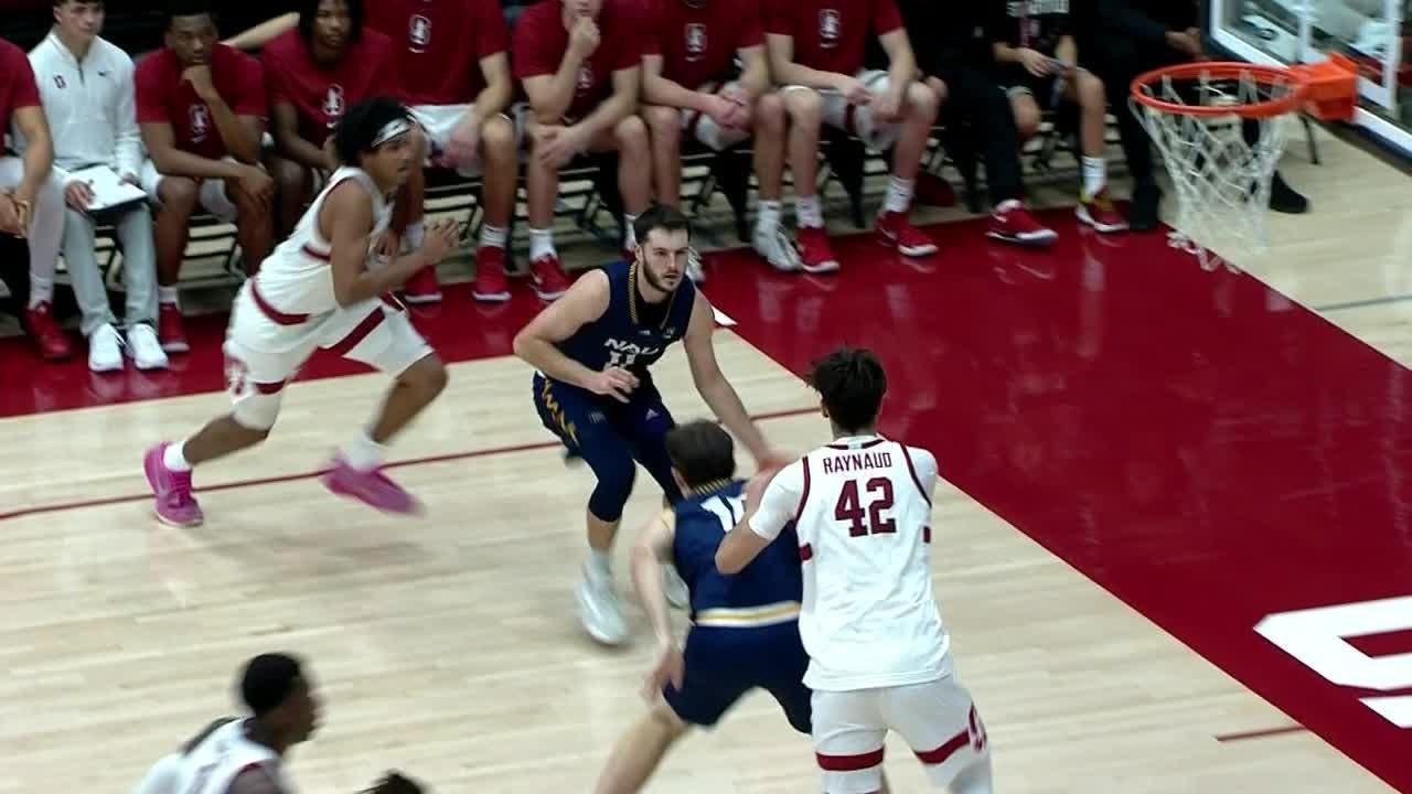 Ryan Agarwal denies Northern Arizona Lumberjacks with swat - ESPN Video