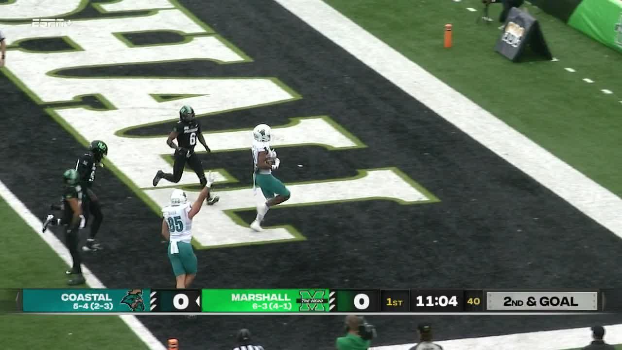 Braydon Bennett crosses goal line for 4-yard rushing touchdown - ESPN Video