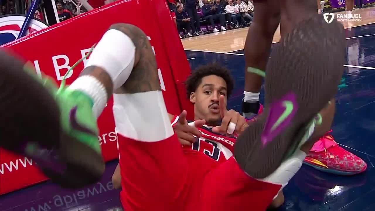 Jordan Poole with the and-1 bucket - ESPN Video