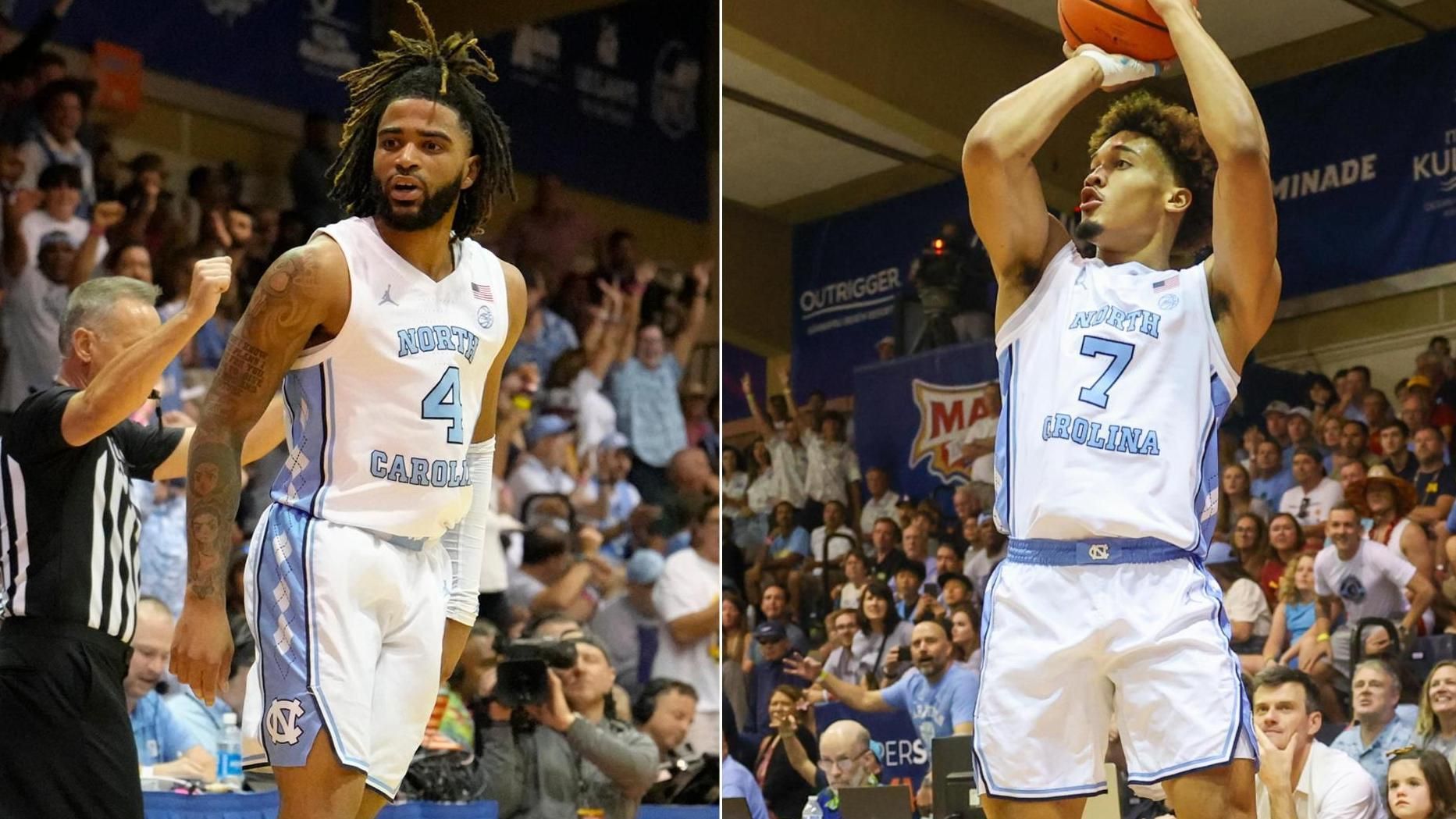 R.J. Davis, Seth Trimble combine for 57 in historic Tar Heels comeback ...