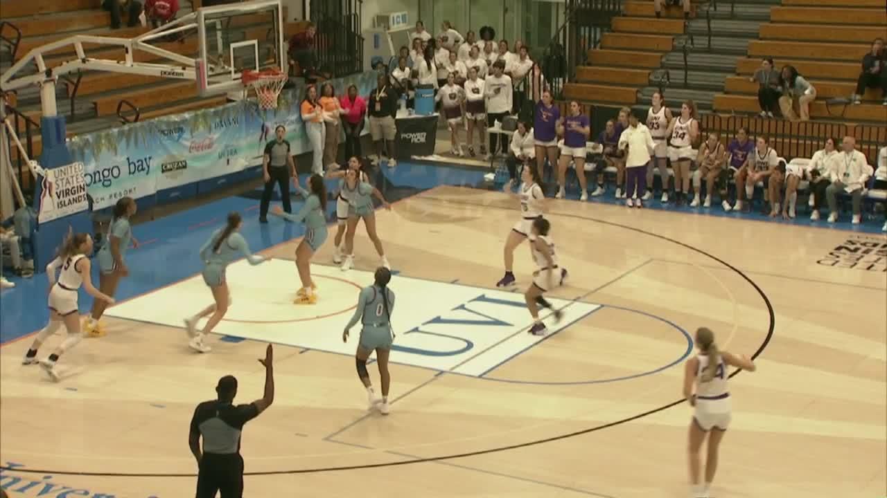 Kayba Laube nails it from behind the arc - ESPN Video