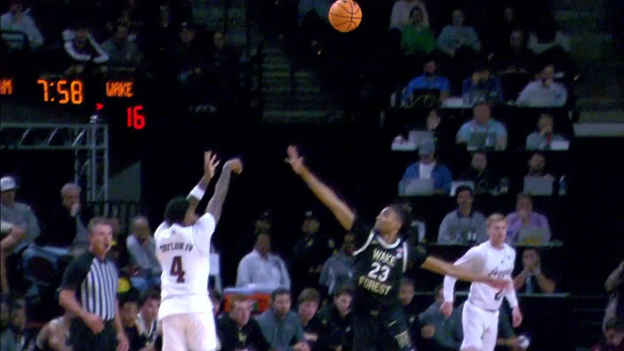 Wade Taylor IV shows off the range on 3 - ESPN Video