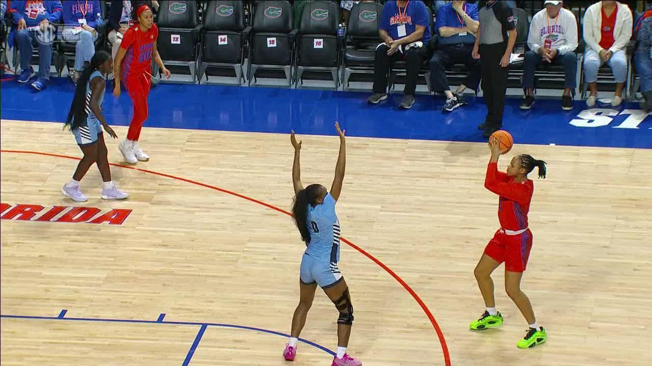 Laila Reynolds nails it from behind the arc - ESPN Video