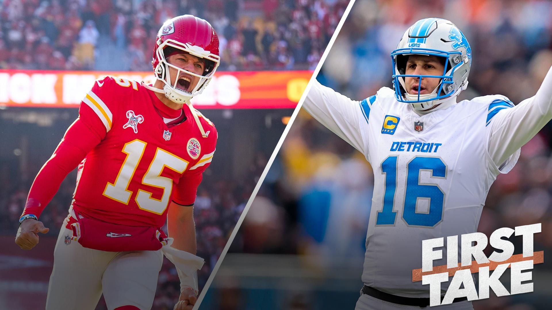 Chiefs three-peat vs. a Bills or Lions title: What would 'First Take ...