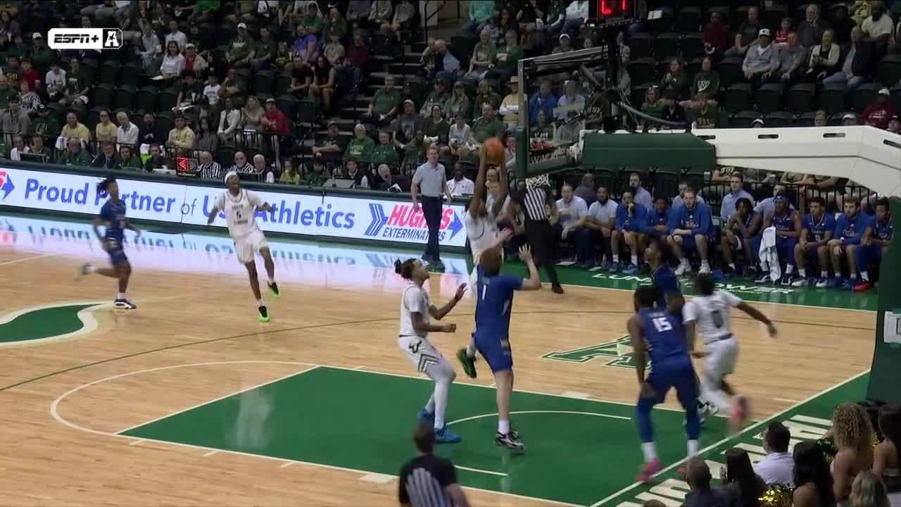 Kobe Knox throws down powerful slam dunk vs. Tulsa Golden Hurricane ...