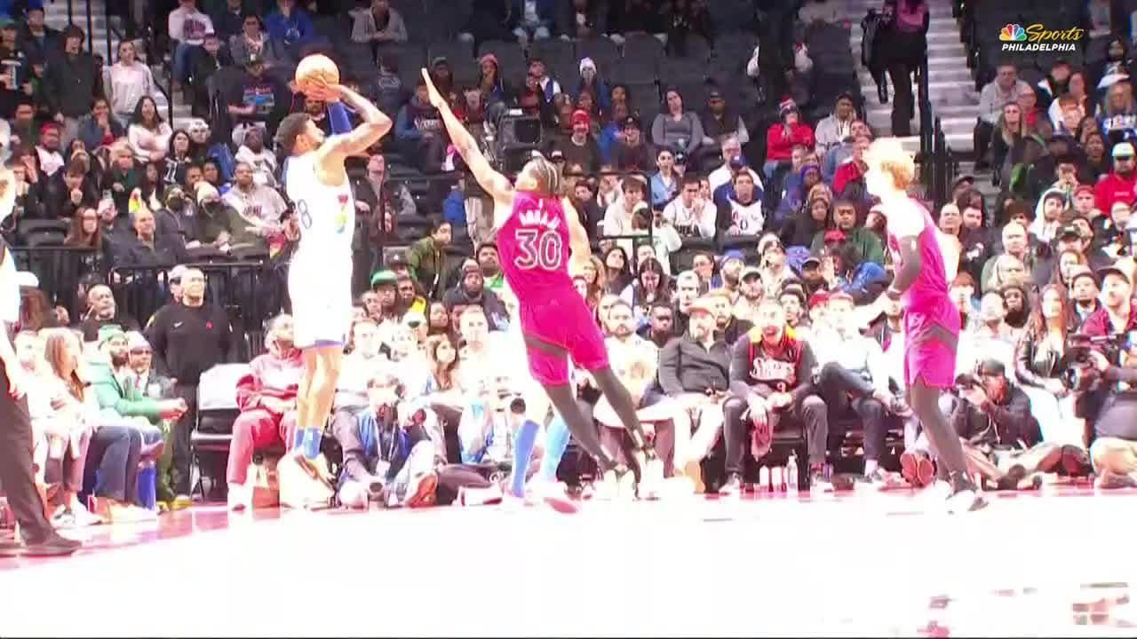 Paul George shows off the range on 3-pointer - ESPN Video