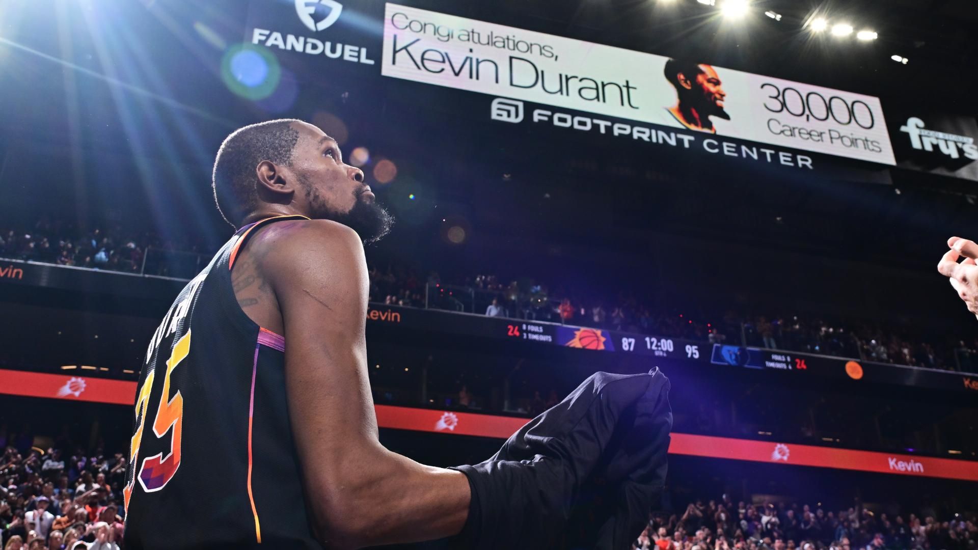 Kevin Durant reaches 30,000 points - ESPN Video