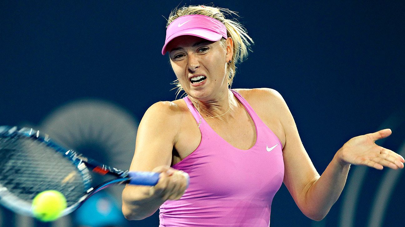 Maria Sharapova rolls in return at Australian Open warm-up - ESPN