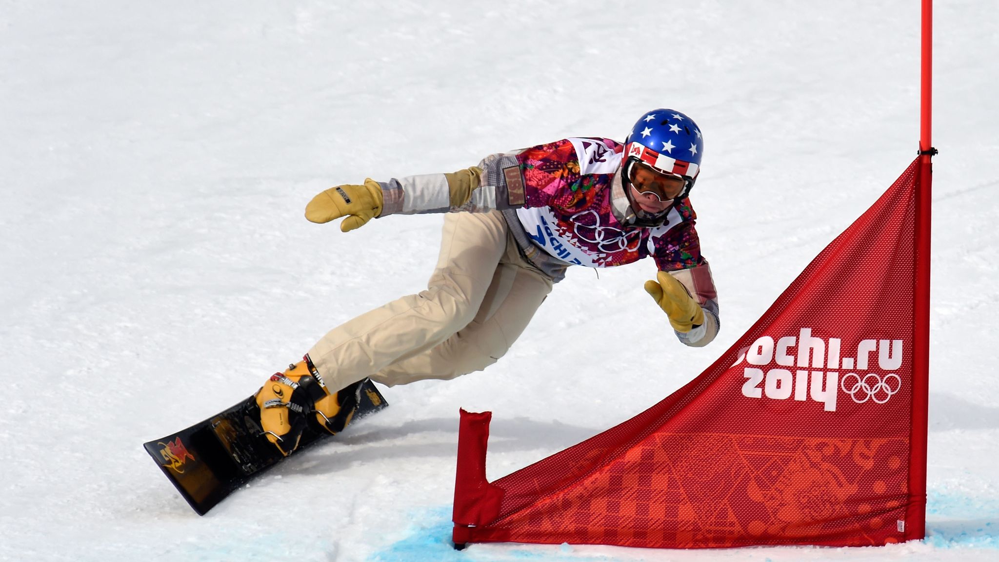 2014 Sochi Olympics -- Justin Reiter, the lone alpine snowboard racer ...