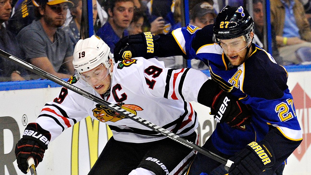 Jonathan Toews, Ryan Getzlaf, Dustin Brown are Mark Messier NHL ...