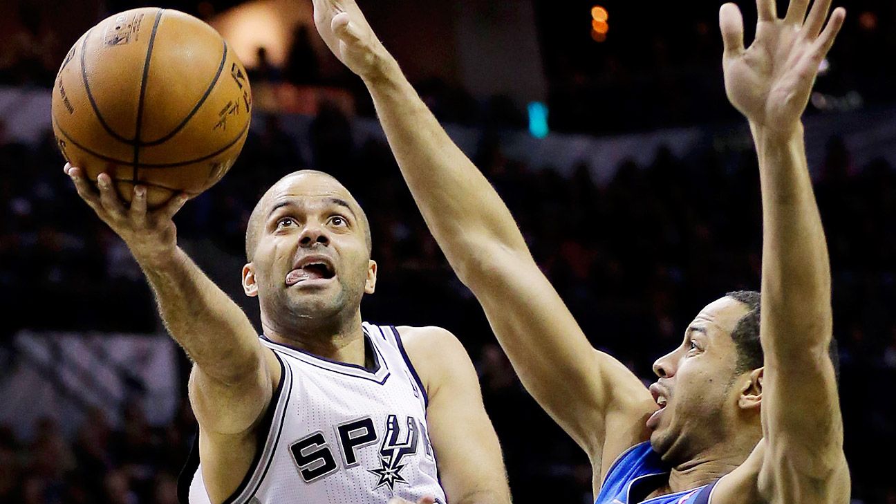 San Antonio Spurs point guard Tony Parker played tug-of-war with a ...