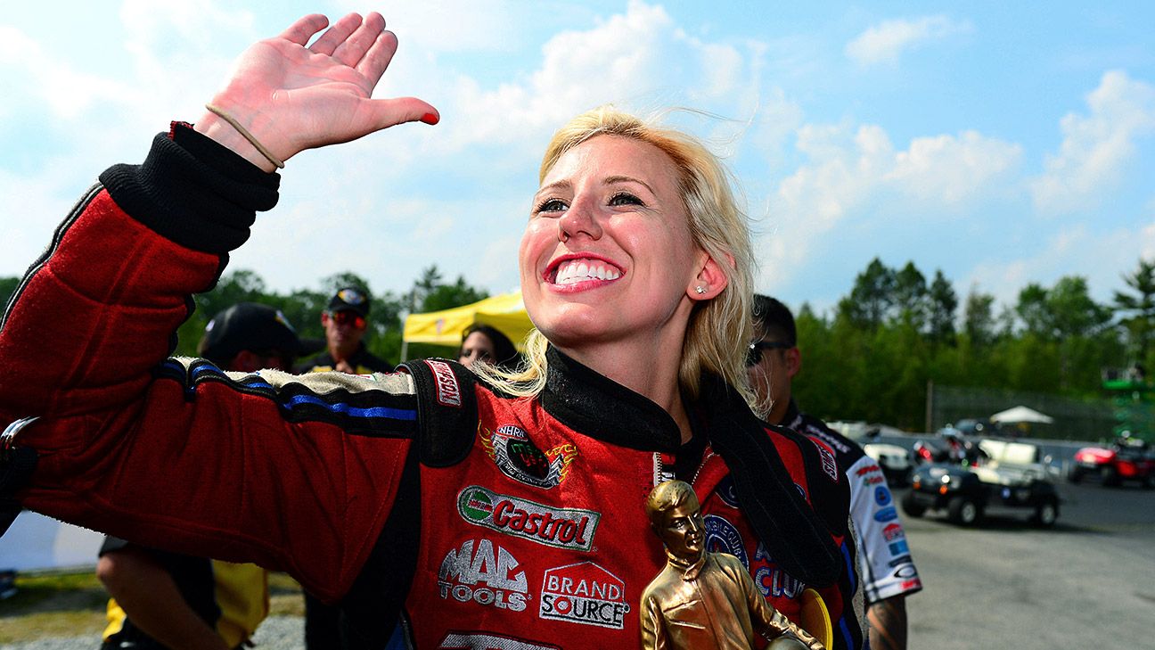 Courtney Force takes Funny Car No. 1 qualifier in the NHRA Carolina ...