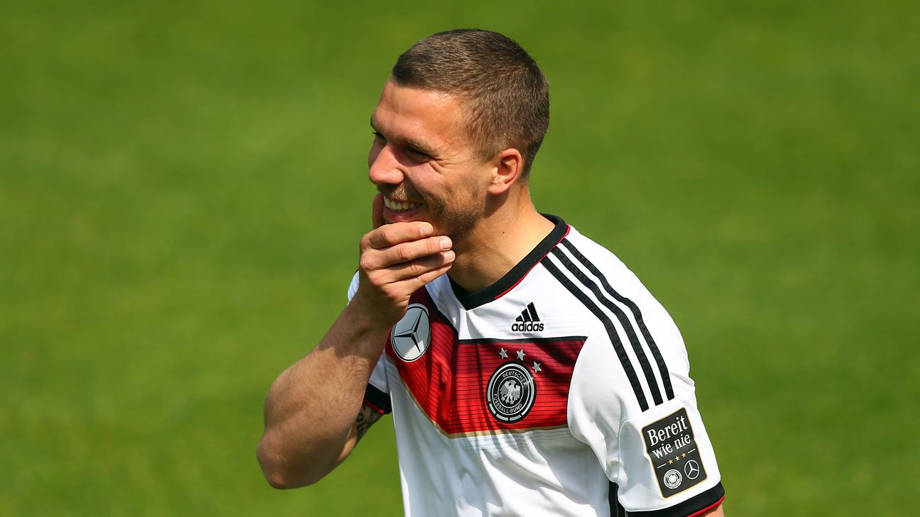 Germany's Lukas Podolski retiring from international play after Euro 2016