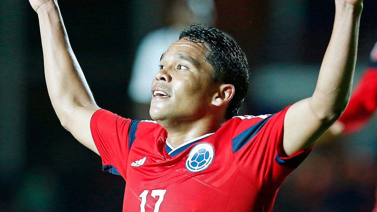 Colombia striker Carlos Bacca to miss World Cup group stage with leg ...
