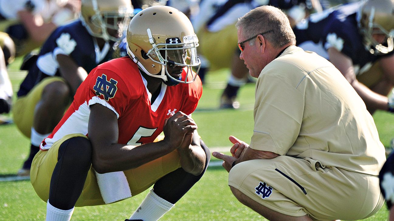 Everett Golson never doubted a return back to Notre Dame - ESPN
