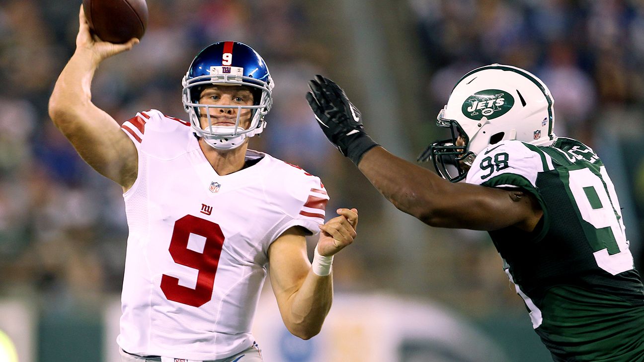 Ryan Nassib takes control of New York Giants backup QB race - ESPN ...