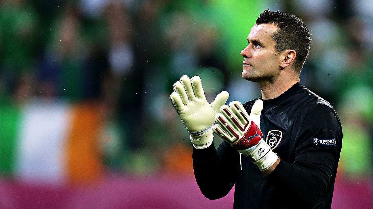 Shay Given unlikely to be be fit for Ireland playoff - ESPN
