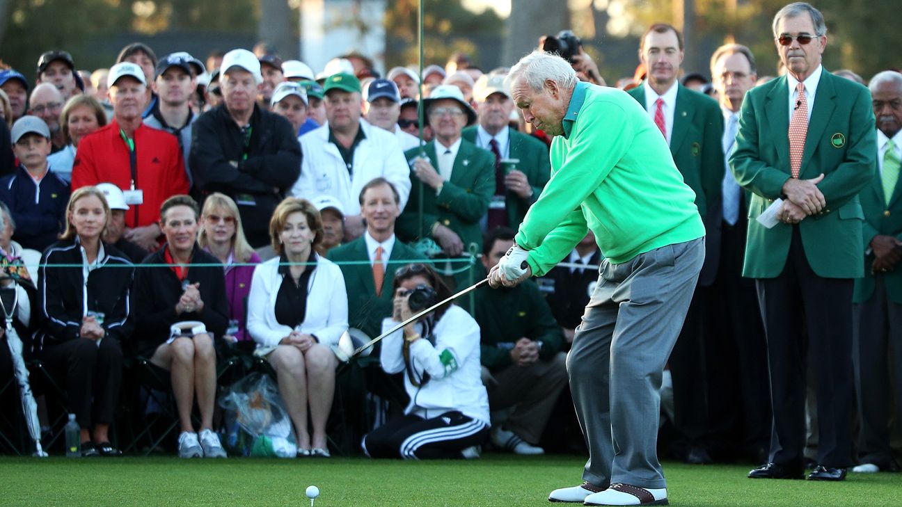 Arnold Palmer won't hit ceremonial tee shot at Masters Tournament - ESPN