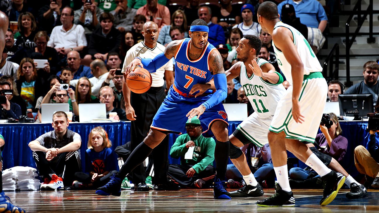 Carmelo says he must adjust to triangle - ESPN - Knicks Blog- ESPN