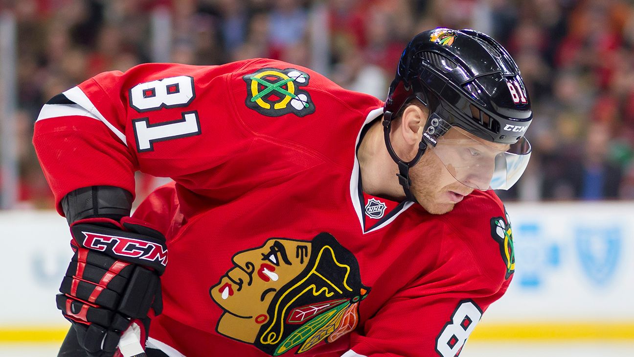 Marian Hossa still feeling good at 36 - ESPN - Chicago Blackhawks Blog ...