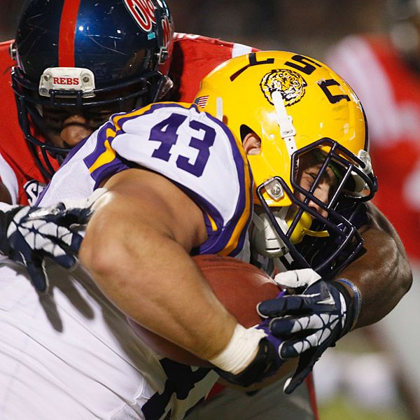 LSU fullback Connor Neighbors faces cloudy draft status - ESPN - SEC ...