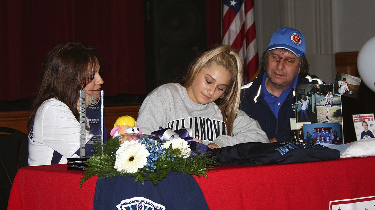 How Adrianna Hahn Got Legendary Status Alongside Elena Delle Donne - ESPN