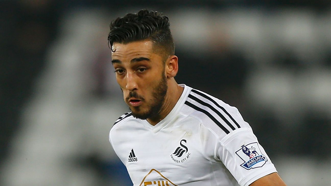 Liverpool monitoring Neil Taylor contract situation at Swansea ...