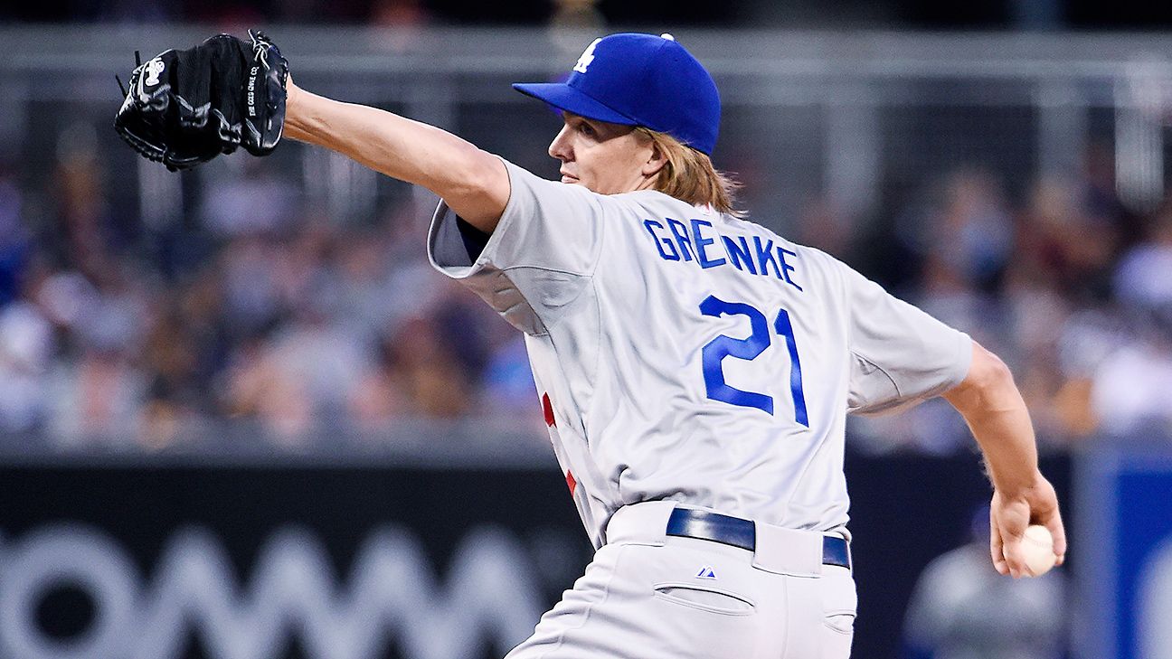 Zack Greinke relaxed, pitching at high level for Los Angeles Dodgers ...