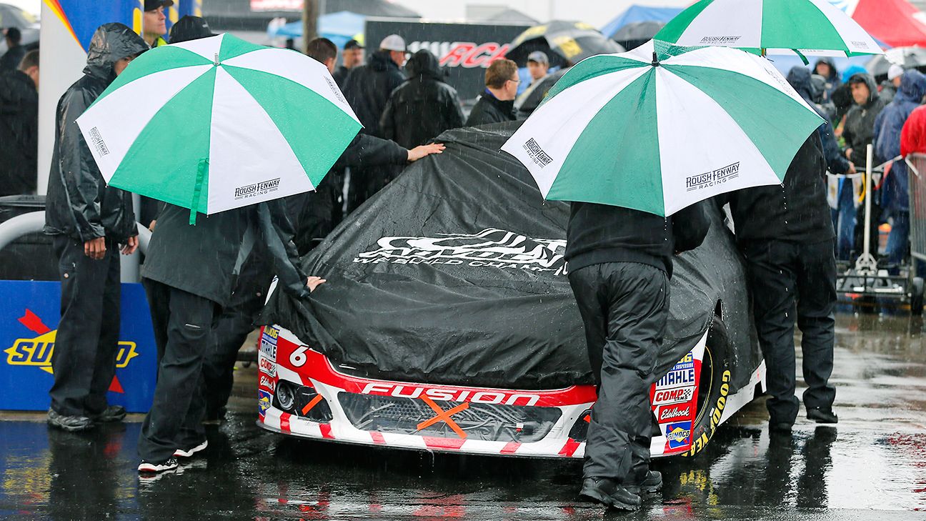 Rain postpones NASCAR race at Richmond until Sunday - ESPN