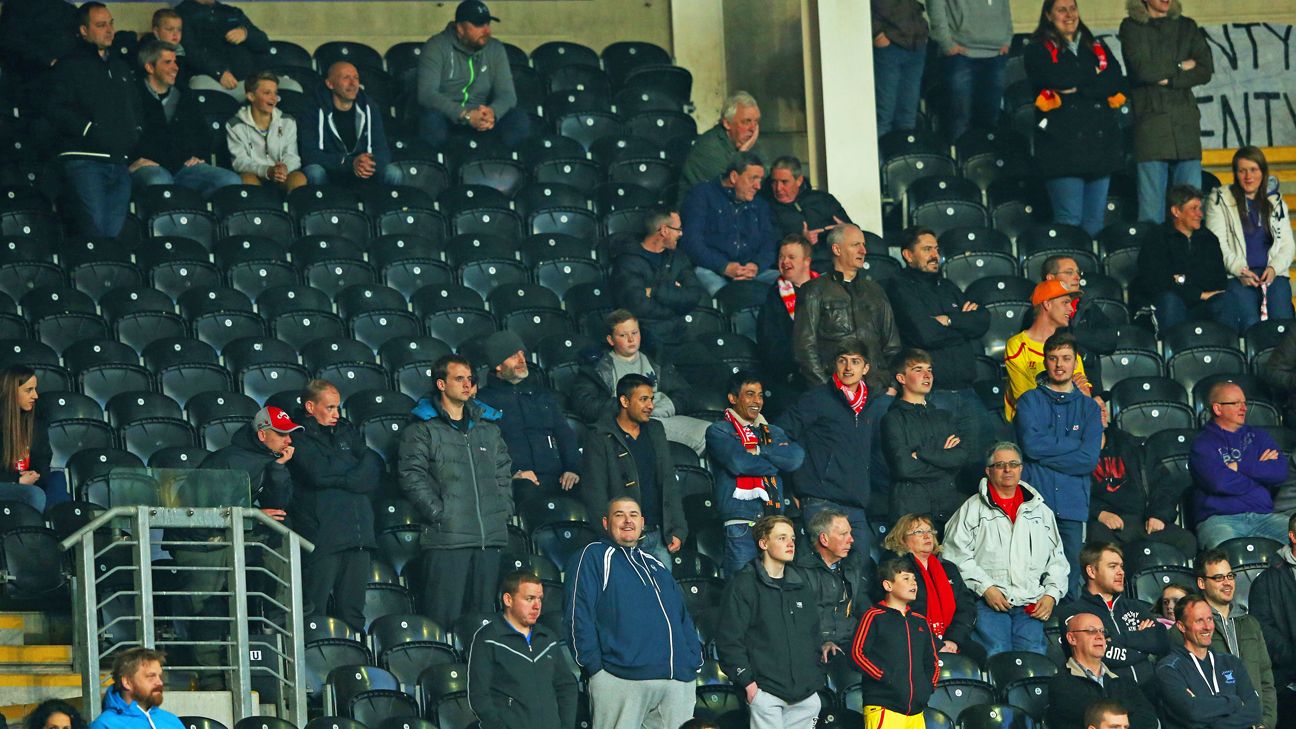 Liverpool fans stage protest outside Anfield - ESPN