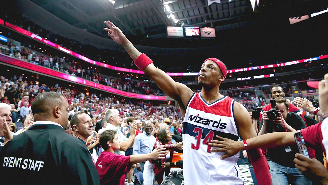 2015 NBA playoffs -- Paul Pierce of Washington Wizards unsure of ...
