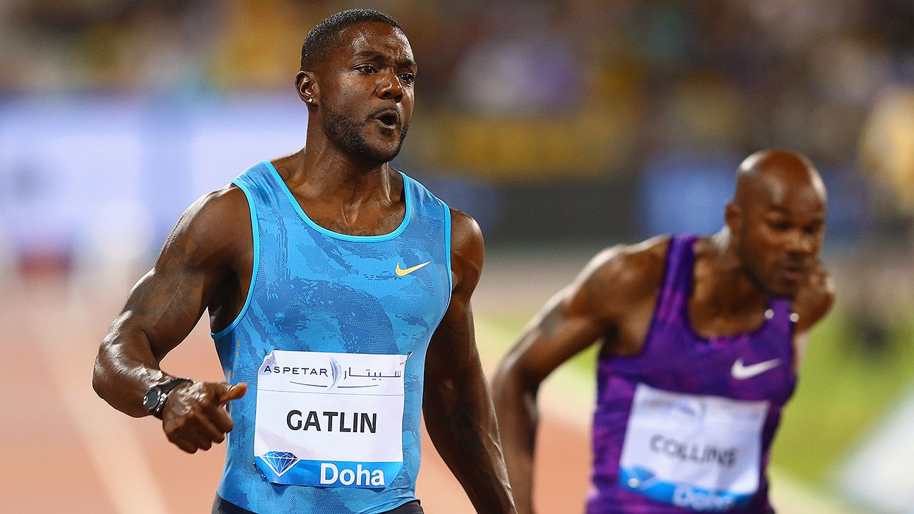 Justin Gatlin runs fastest 100 meters in world this year - ESPN