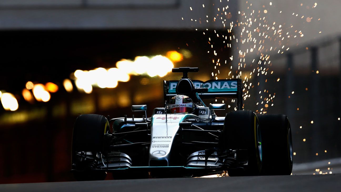 Lewis Hamilton fastest in rain-affected FP2 - ESPN