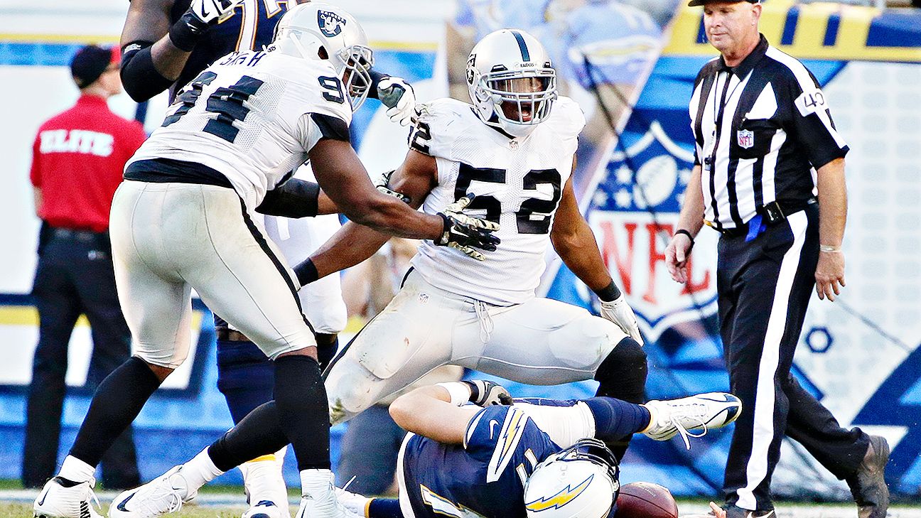 Khalil Mack poised for stardom in Year 2 with Oakland Raiders - ESPN