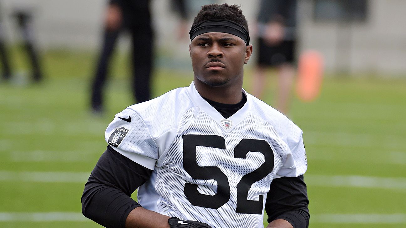 Khalil Mack looks entrenched at defensive end - ESPN - Las Vegas ...