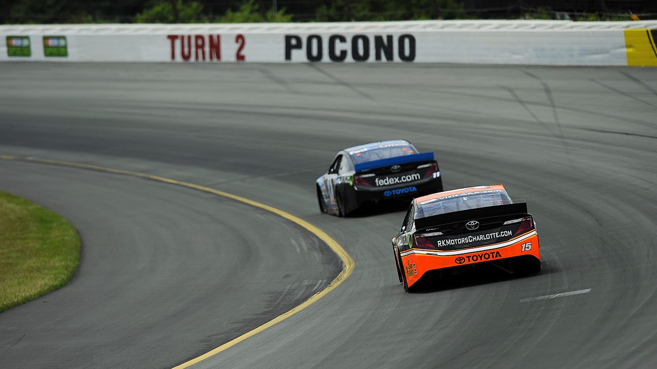 NASCAR - Tunnel Turn bumps have drivers talking at Pocono - ESPN