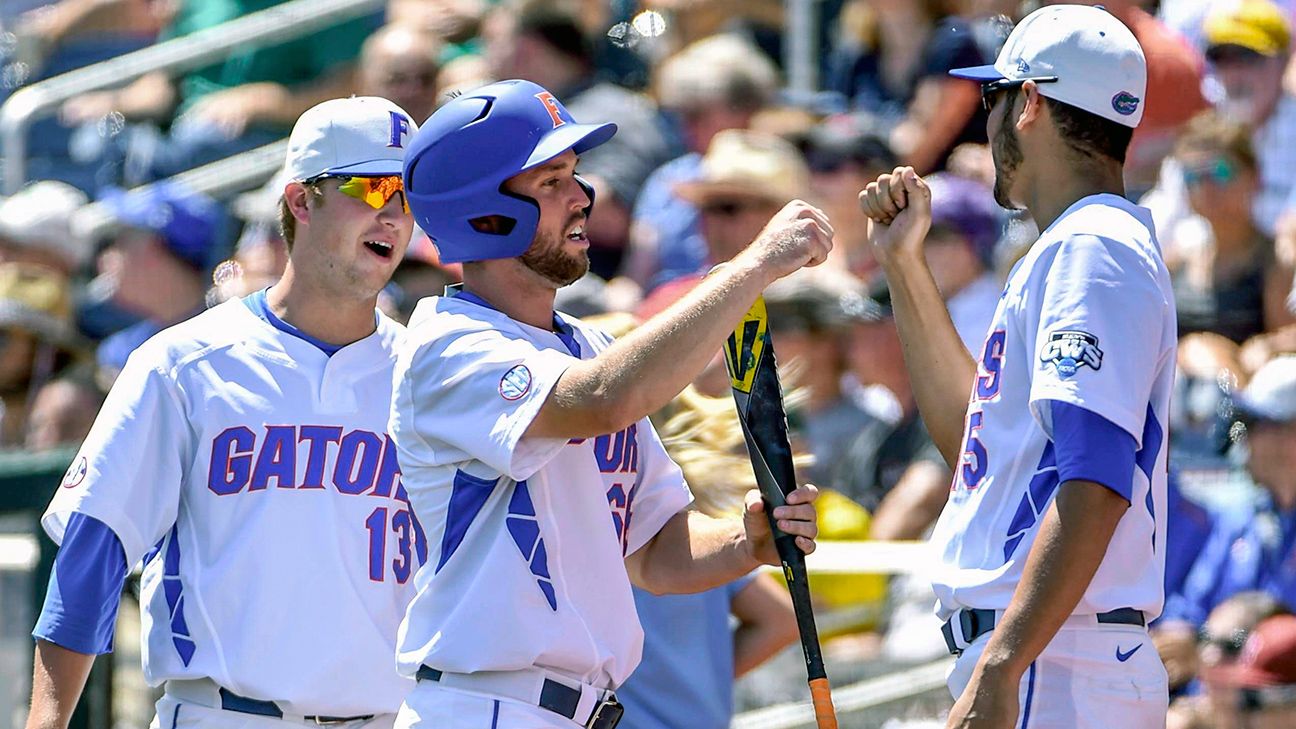 Florida Gators offense is a big hit at the College World Series - ESPN