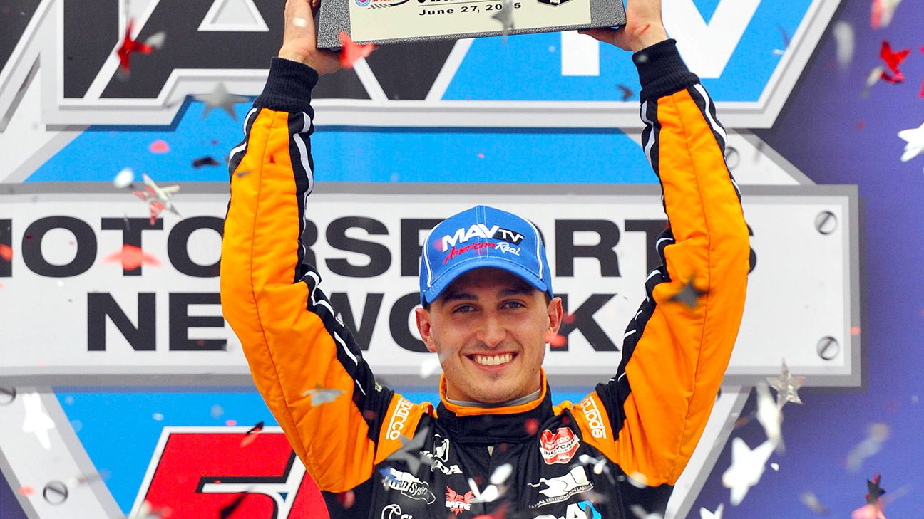 Graham Rahal survives wild race at Fontana to earn second career ...